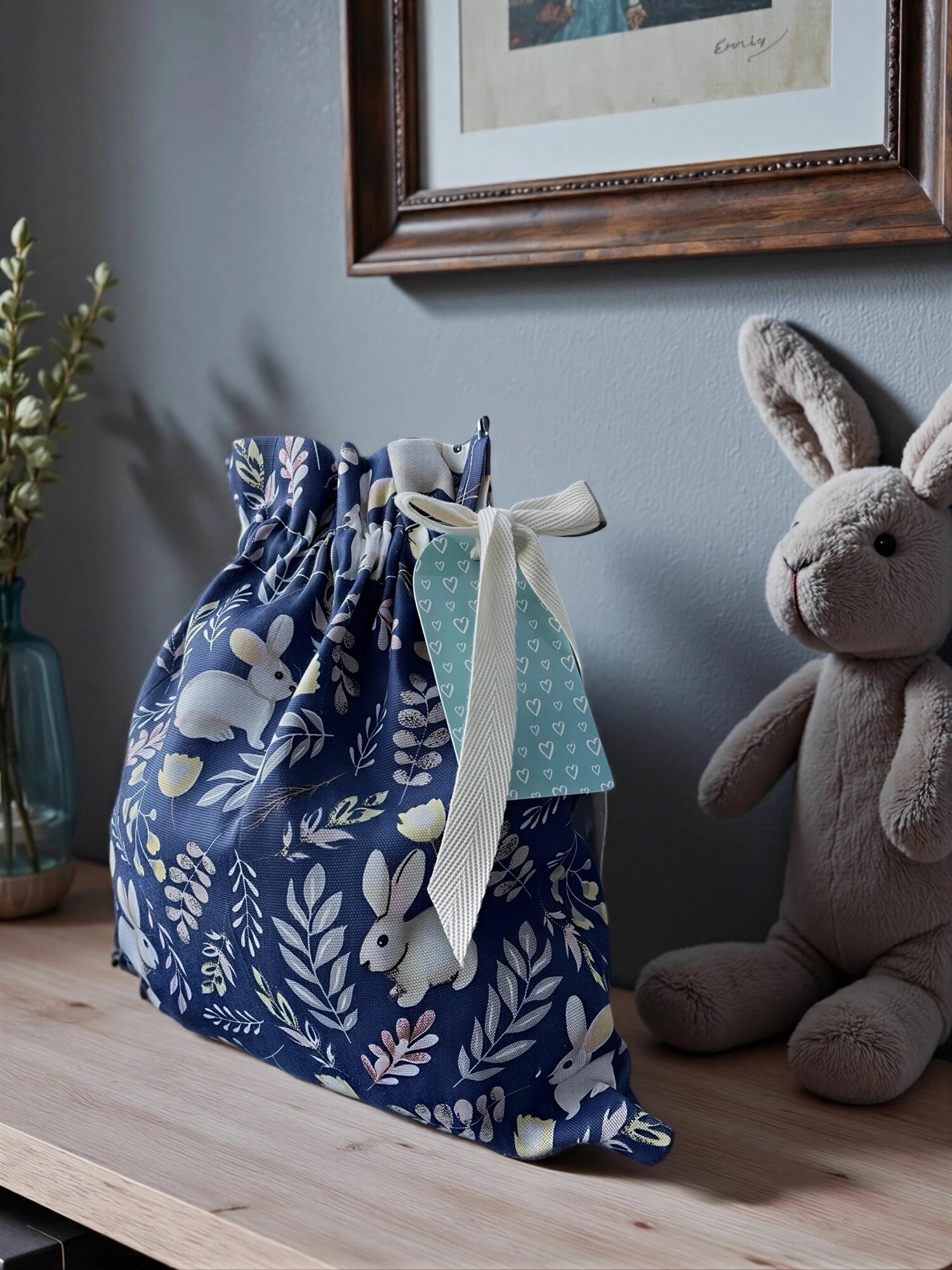 Мешочек хлопковый 1 шт 24*26 подарочный и для хранения тканевый экомешок органайзер