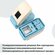 Дырокол штамп-перфоратор Square для бумаги, скрапбукинга, для рукоделия, пластик...