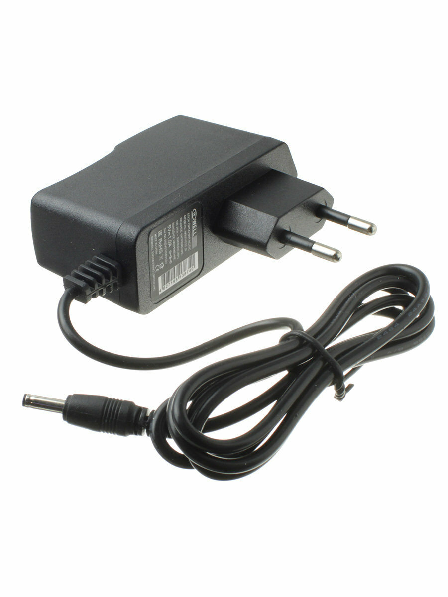 Блок питания 5В 1А импульсный штекер 3.5х1.35, узкий корпус