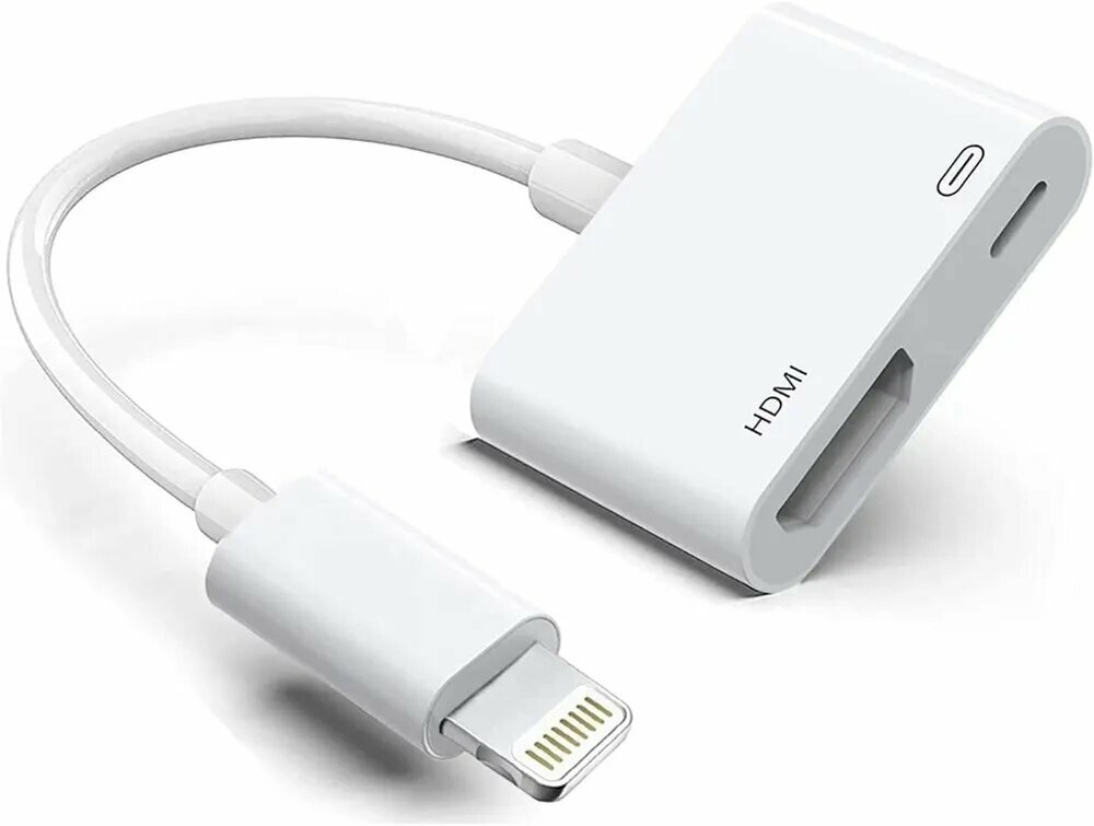 Цифровой AV-адаптер Lightning, iPhone HDMI для подключения к кабельному телевидению, экран 1080p, синхронный HD-телевизор, проектор, совместимый с iPad количество портов: 3