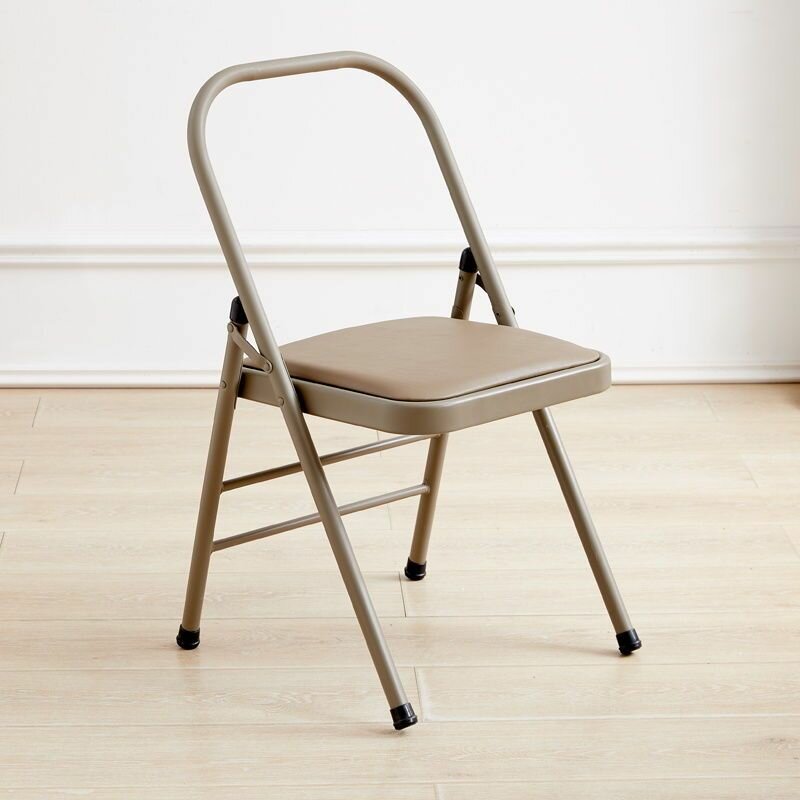 Стул для йоги, профессиональный универсальный стул для пилатеса в стиле Айенгар, с поверхностью из полиуретана, для домашнего использования, утолщенный, специализированный складной стул.