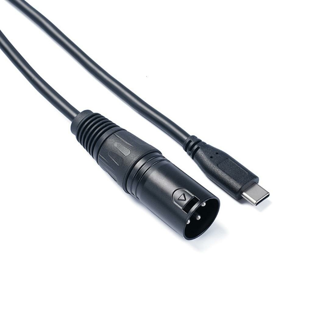 Кабель стереомикрофонный USB Type-C — XLR 3-контактный, Перевод с карты TYPEC