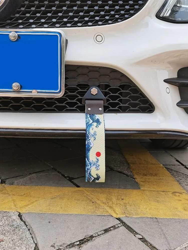 Японский стиль буксировочный трос с декоративным кольцом для JDM тюнинга и безопасной буксировки