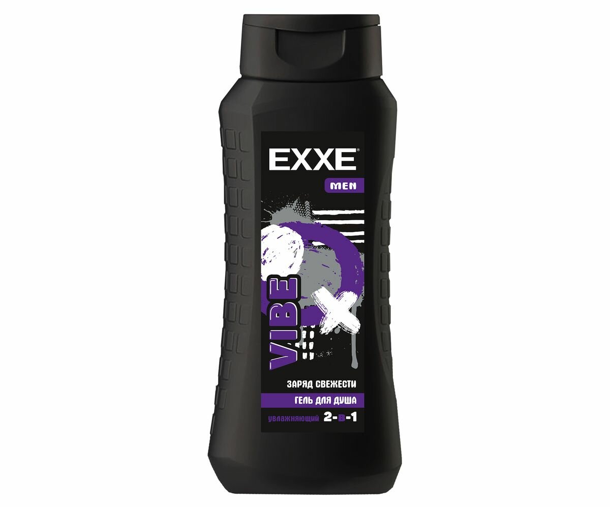 EXXE MEN Мужской гель для душа 2в1 "Увлажняющий" ENERGY, 400мл