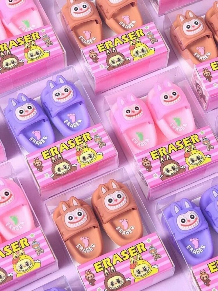 Школьный ластик/ластик для тапочек LaBuBu 1 коробка из 2 шт.