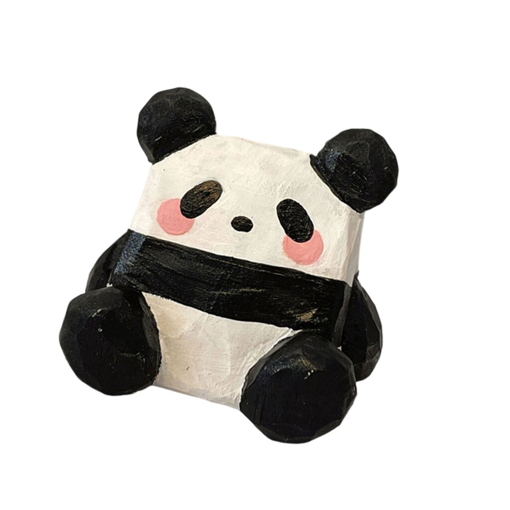 Резная деревянная миниатюра животного с функцией подставки для ручек