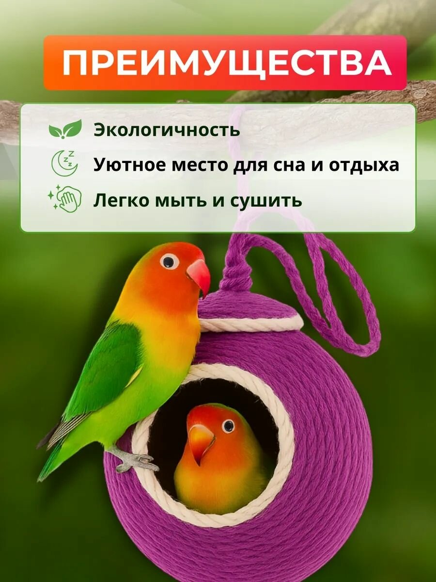 Гнездо для попугаев — фото 1