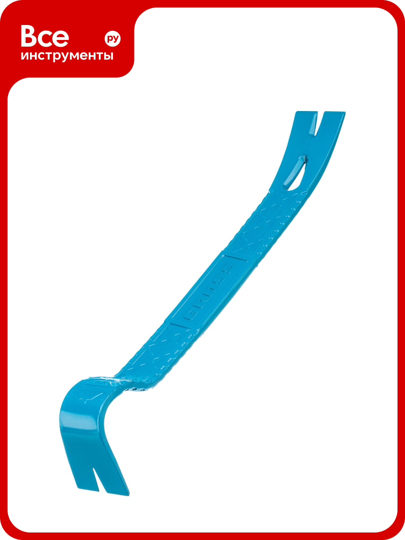 Плоскопрофильный лом-гвоздодер GROSS 380x35x8мм 25255, стали, 8 мм