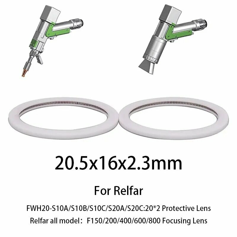 1 уплотнительное кольцо для защитной линзы лазерного сварочного пистолета Relfar 20,5*16*2,3