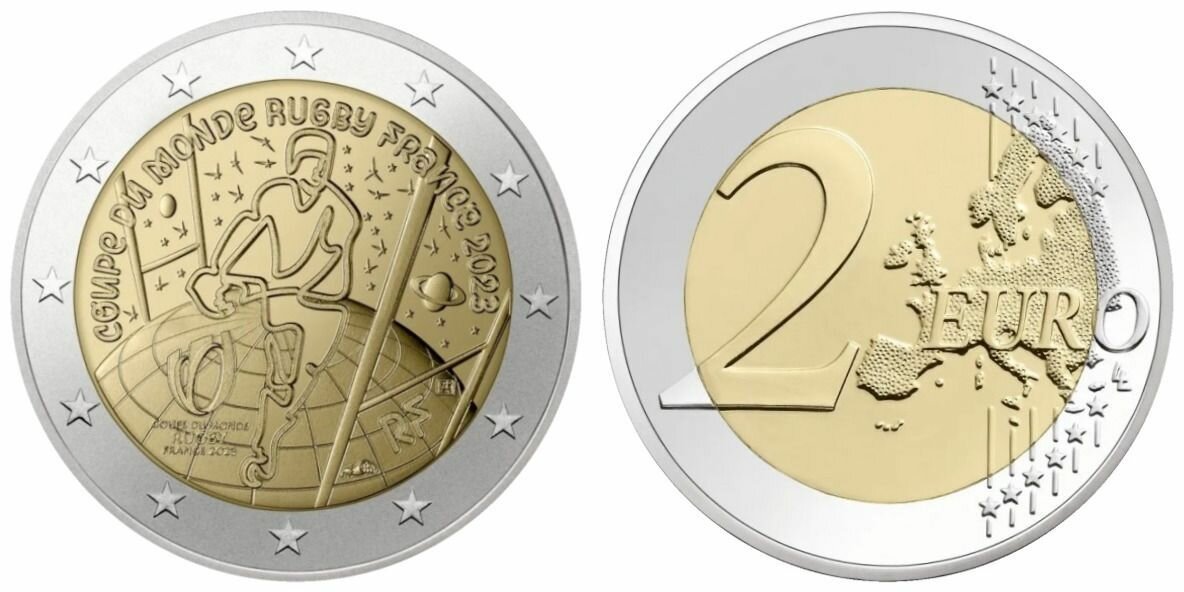 Франция 2 евро, 2023 Чемпионат мира по регби 2023