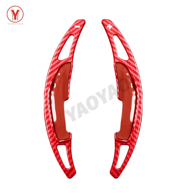 2 шт./лот ABS автомобильный руль переключения передач для BMW M2 F87 M3 F80 M4 F82 M6 X5M X6M 2016 2017 carbon red