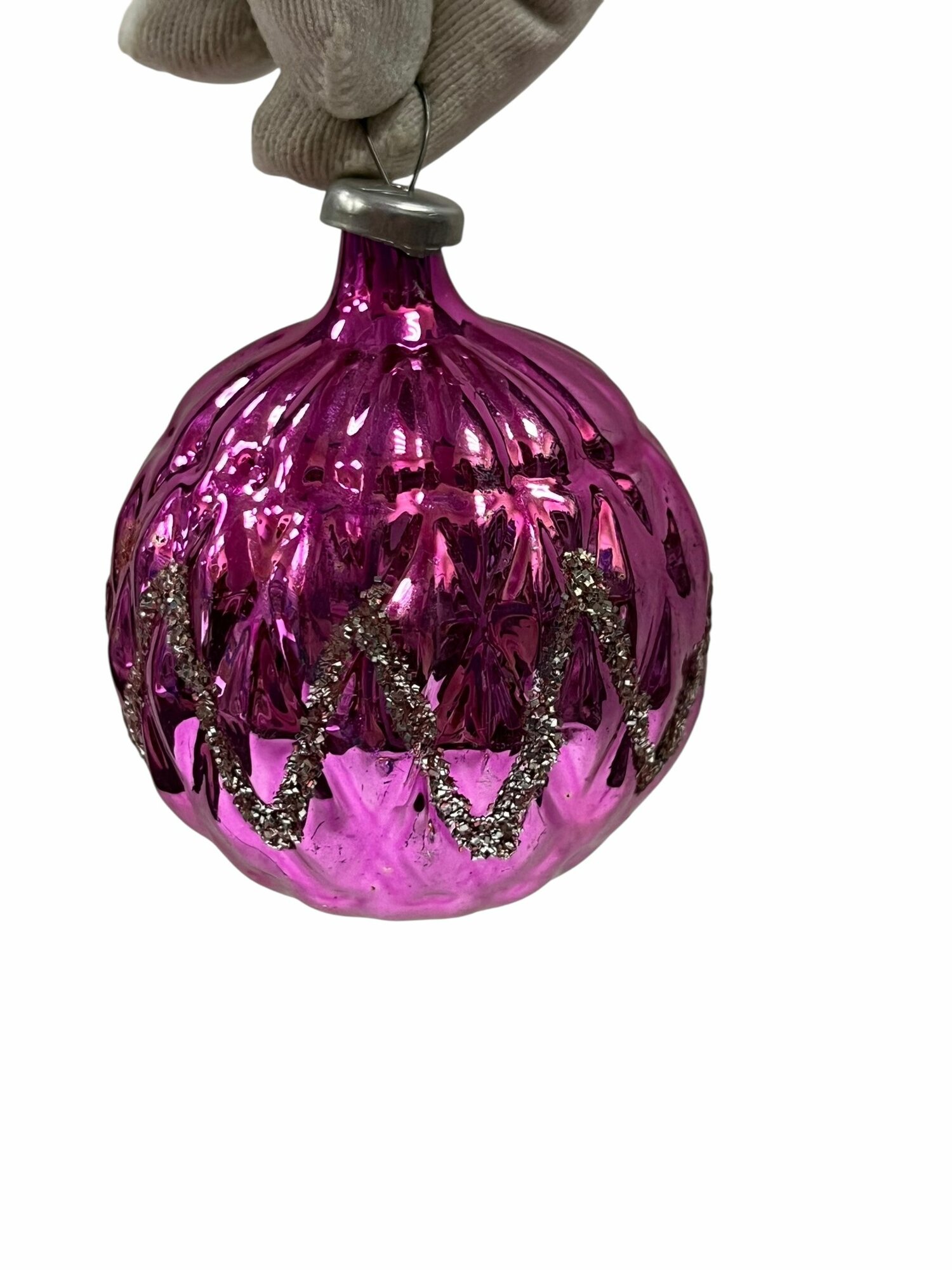 Советская елочная игрушка, Шар. Сделано в СССР