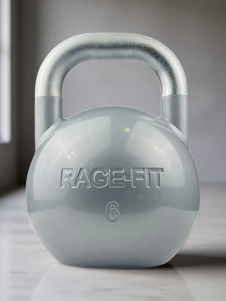 Гиря соревновательная, цветная 6 кг RAGE-FIT EN-DB2180C-6kg