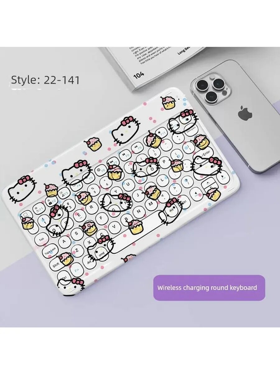 Клавиатура Hello Kitty ZZ-141 беспроводная с зарядкой