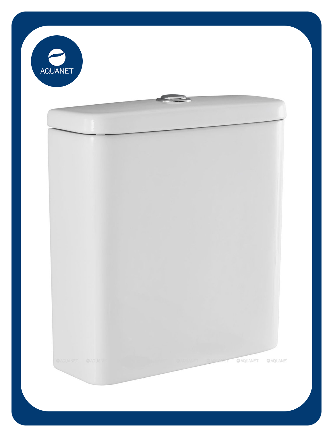 Бачок для напольного унитаза Aquanet Ray-C-1, белый, керамика