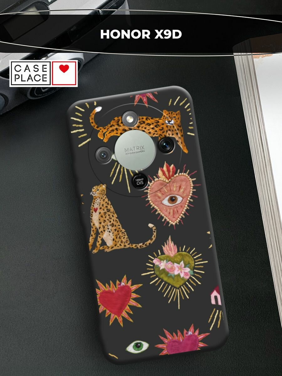 Чехол на Honor X9d / Хонор X9d c принтом Сюрреализм паттерн 2