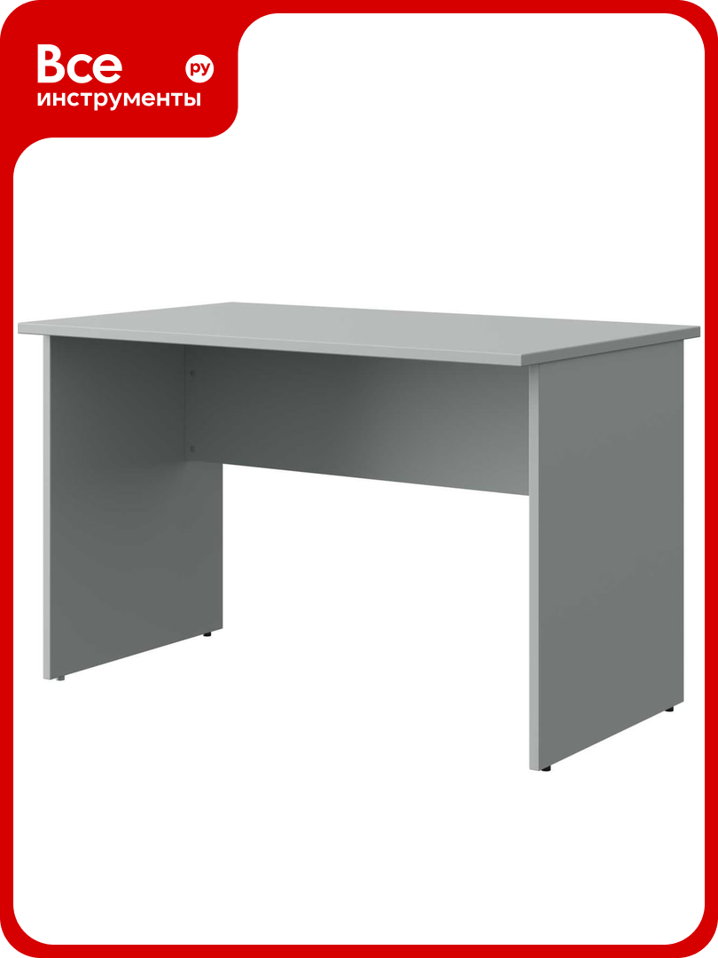 Рабочий стол Альянс мебель ALTERNATIVA 1600x730x760 мм А-004 Серый камень
