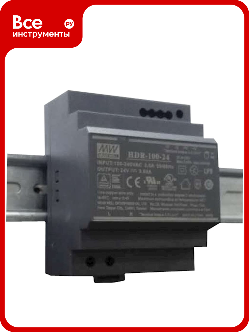 Источник питания Mean Well AC/DC HDR-100-48 Т02697848