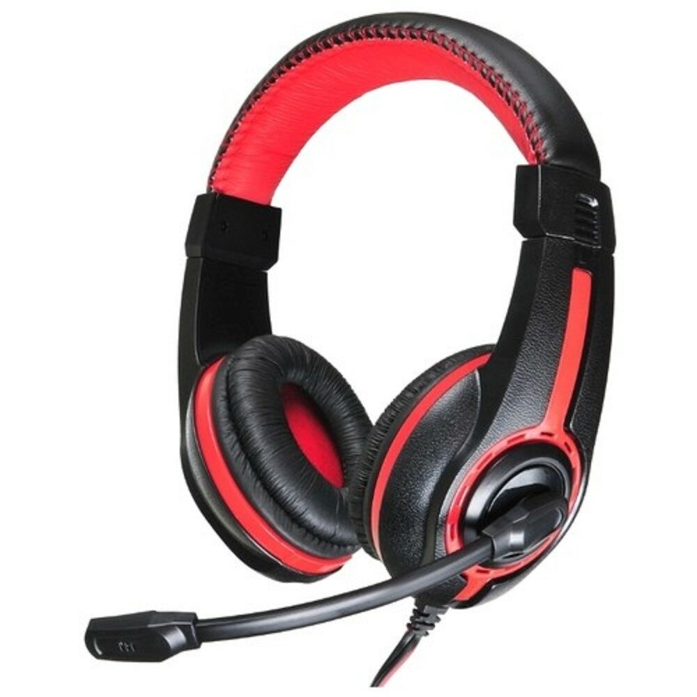 Oklick Наушники и микрофоны HS-L200 черный красный 2м мониторы оголовье