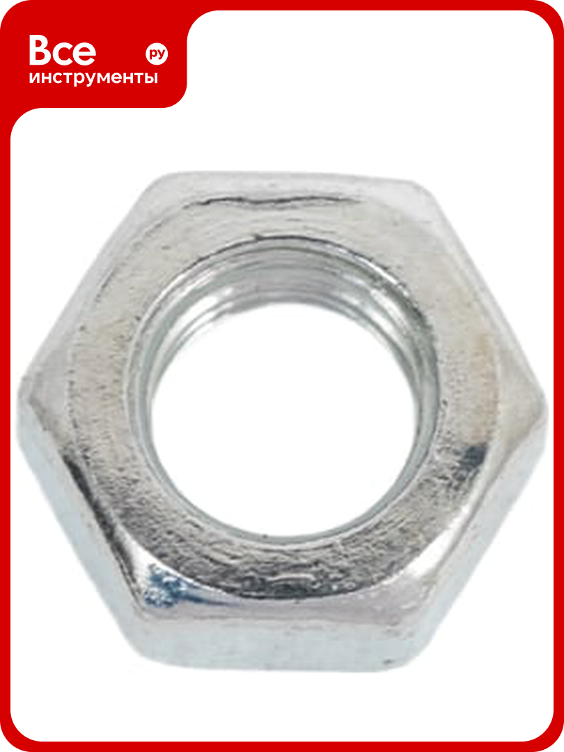 Гайка оцинкованная 23 Болта М5 DIN 934 шестигранная 100 шт. 11274