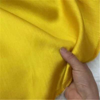 Шелковая смесовая ткань для пошива пальто Желтый, 15
