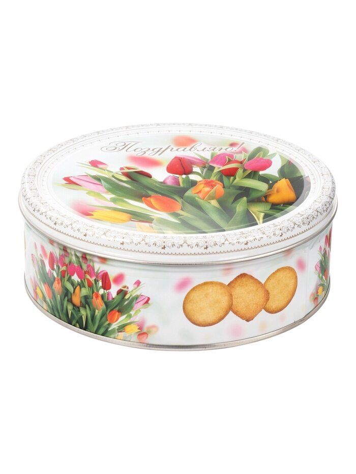 Печенье сдобное «Тюльпаны» со сливочным маслом, 400 г