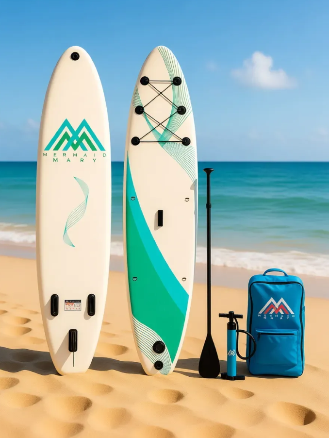 SUP-доска Mermaid Mary "Navigator", надувная, для активного отдыха, 320x76x15 см