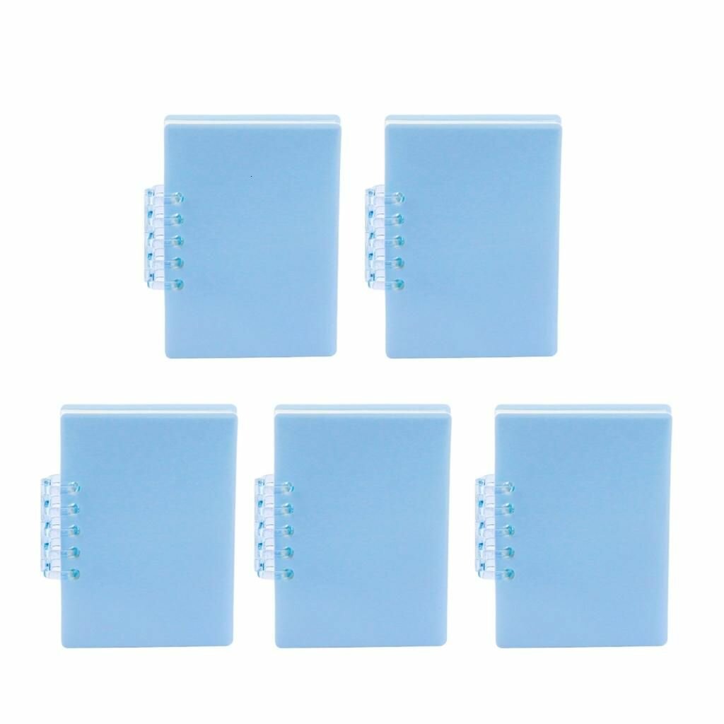 Блокнот А7 с перезаправляемыми листами из вторичного материала, Тяньшаньский синий