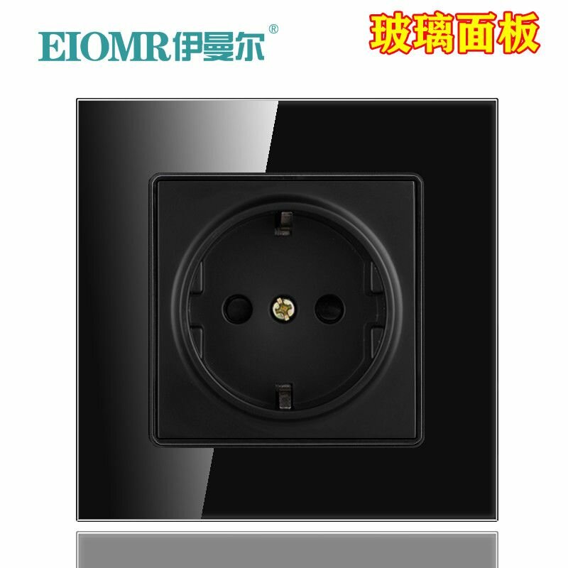 Немецкая стандартная розетка, европейская розетка, панель немецкой розетки 86 типа, скрытая настенная розетка европейского стандарта