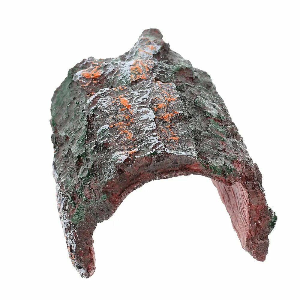 Резиновый Домик для Рептилий, Платформа для Бассейна, Место для Убежища, 1 Упаковка