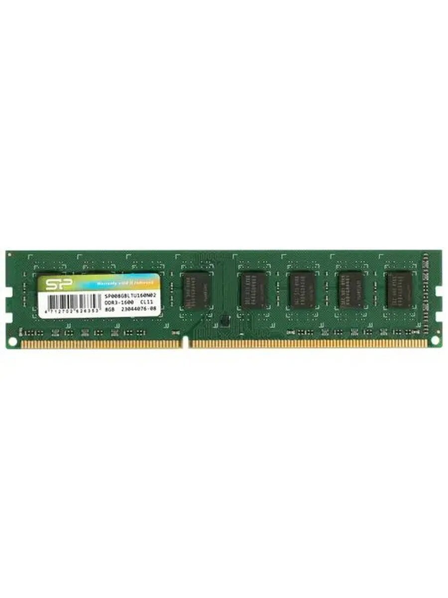 Оперативная память SP008GBLTU160N02 8 ГБ DIMM DDR3, 1600 МГц