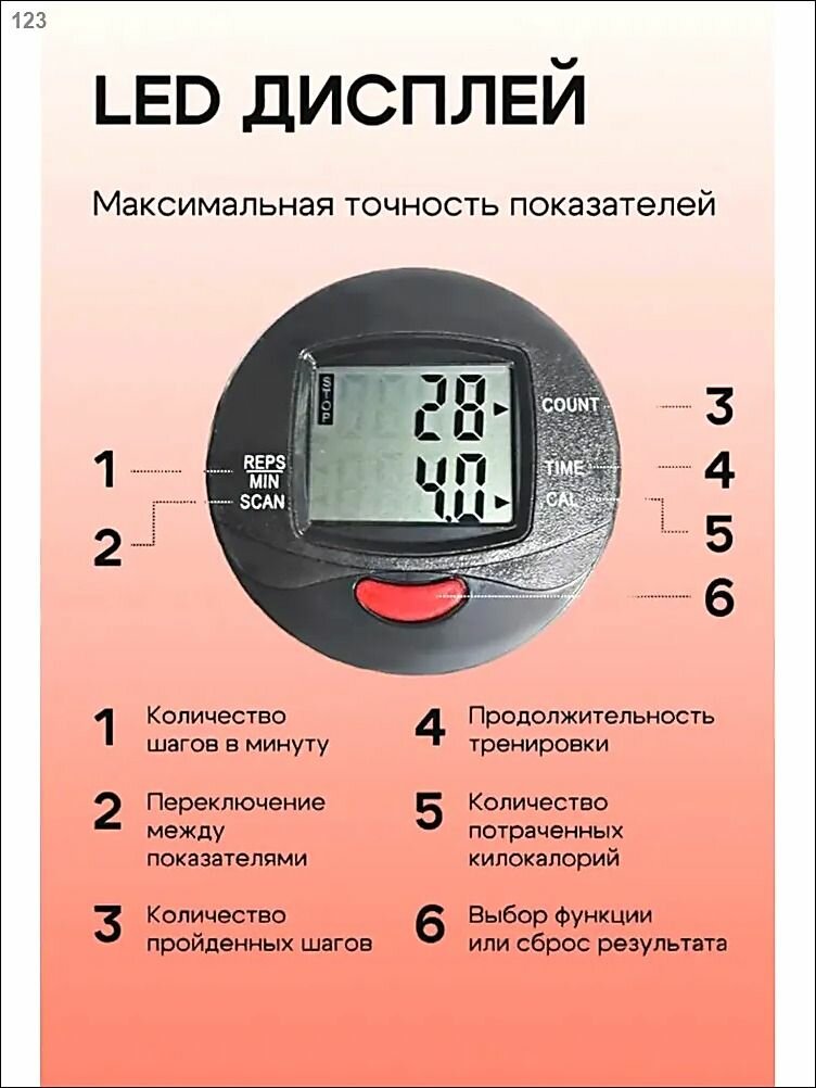 Мини степпер тренажер для дома/тренажер для похудения, для ходьбы, для ног и ягодиц — фото 1