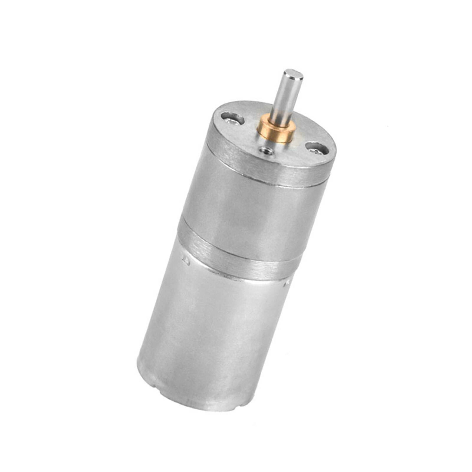 1 шт Мотор с металлическими шестернями 25 мм DC 12V 25GA-370 низкой скорости для электронных замков, роботов, электрических штор, электрических дверей, микромешалок, видеонаблюдения, кормушек для питомцев