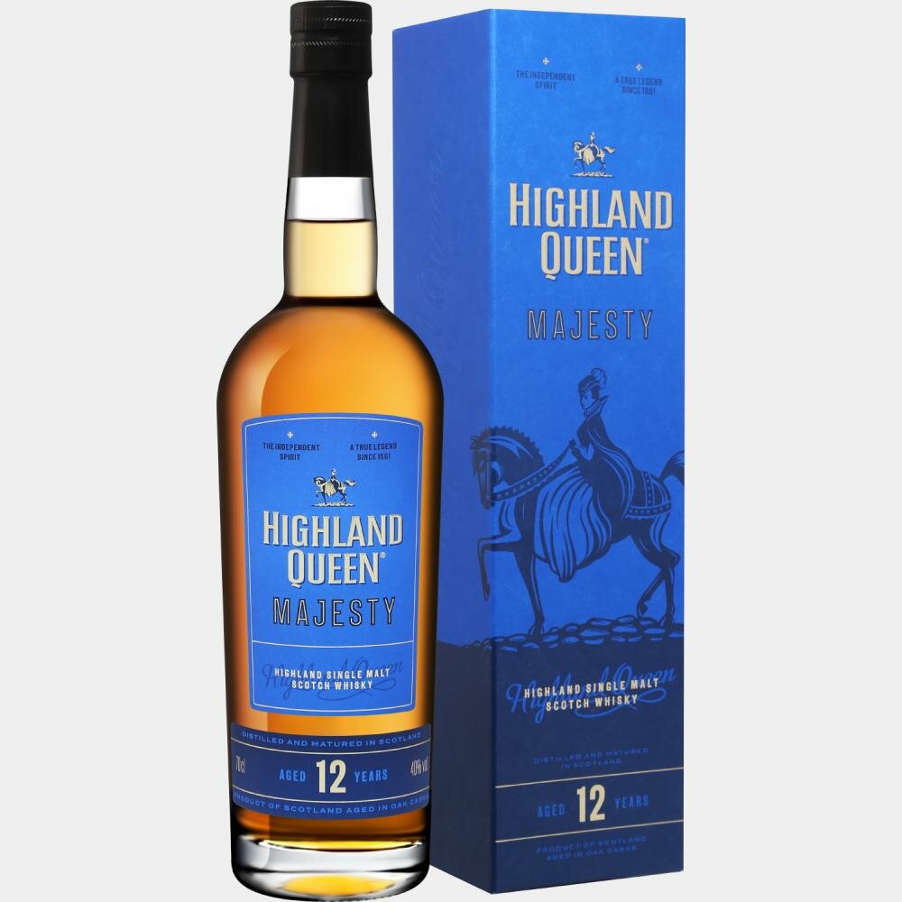 Highland Queen Majesty Single Malt Scotch Whisky 12 y.o. (gift box)