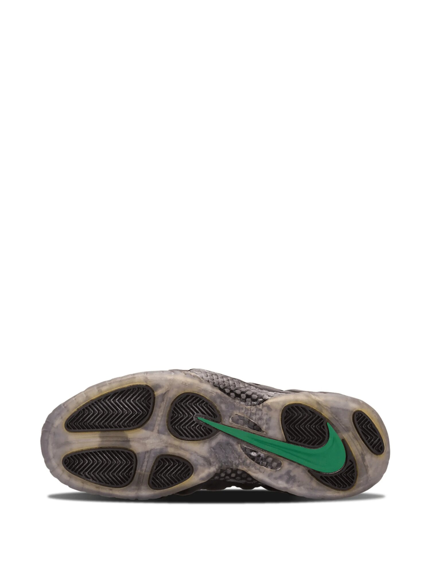 Кроссовки NIKE Air Foamposite Pro, размер 12.5 US, black/black — фото 1
