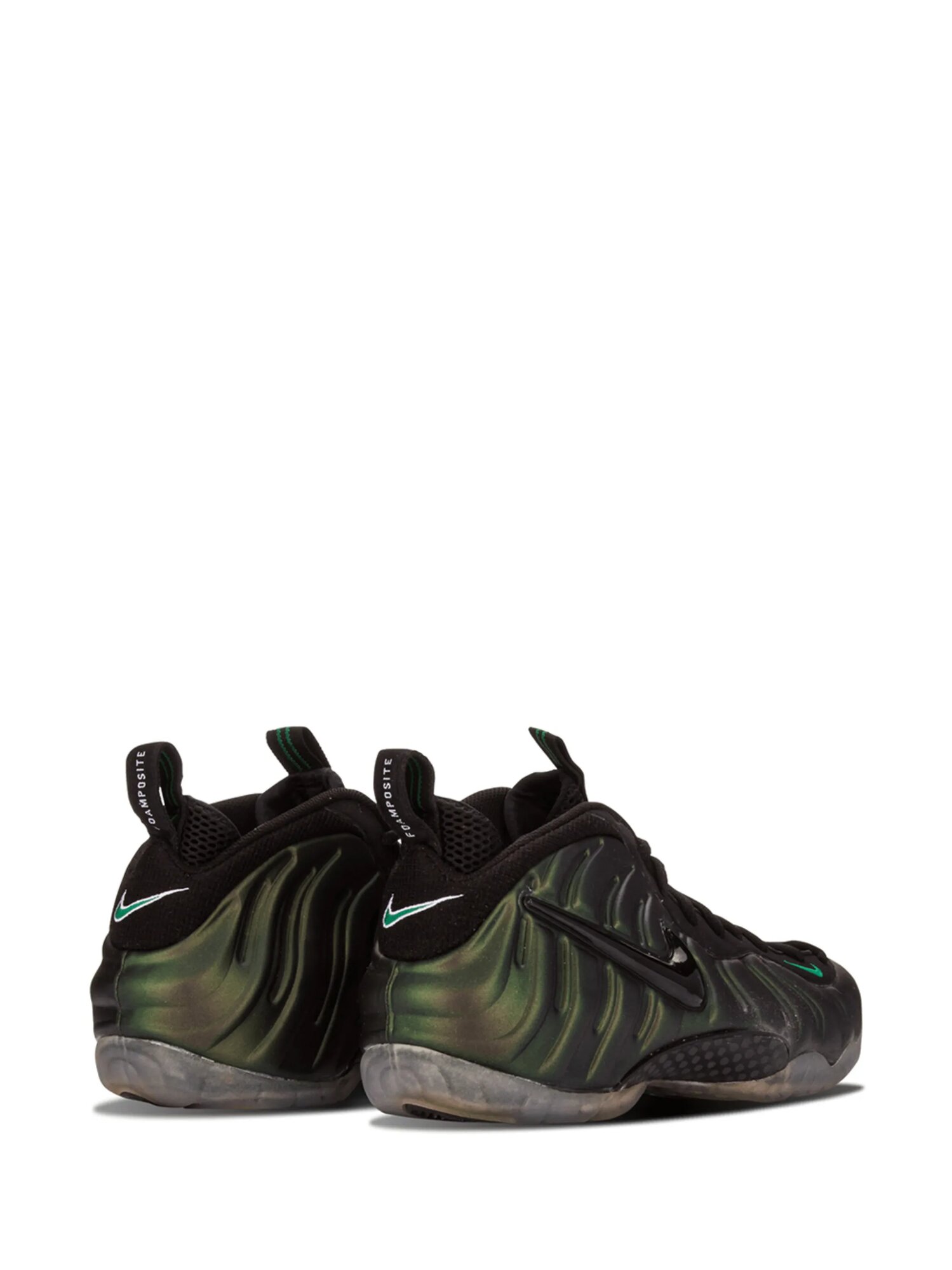 Кроссовки NIKE Air Foamposite Pro, размер 12.5 US, black/black — фото 1
