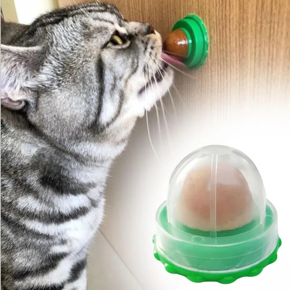 Леденец для кошек с курицей и кошачьей мятой , игрушка для кота,1 шт Случайный цвет