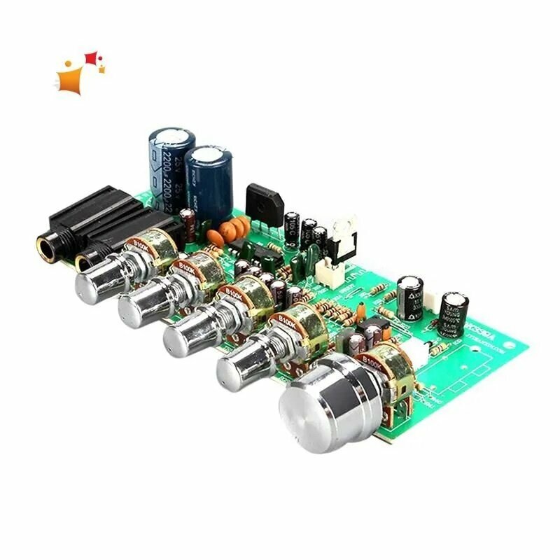 Цифровой микрофонный усилитель, тональная плата PT2399, караоке, ревербератор, предусилитель, плата, двойной AC12-15V