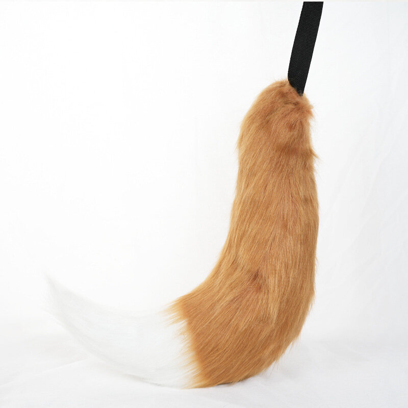 Аниме большие ручные плюшевые уши и хвост животного, аксессуары для косплея, хвост лисы, хвост волка, аксессуары для Comic Con