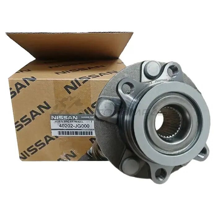 Ступица с подшипником в сборе передняя Nissan Juke Leaf Qashqai Tiida X Trail Renault Koleos 23275519 K V6OP 40202 JG01A