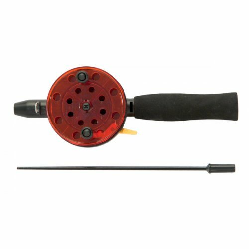 Удочка зимняя Akara неопреновая ручка с хлыстом б/тюльпана 41см, катушка d.76 мм.