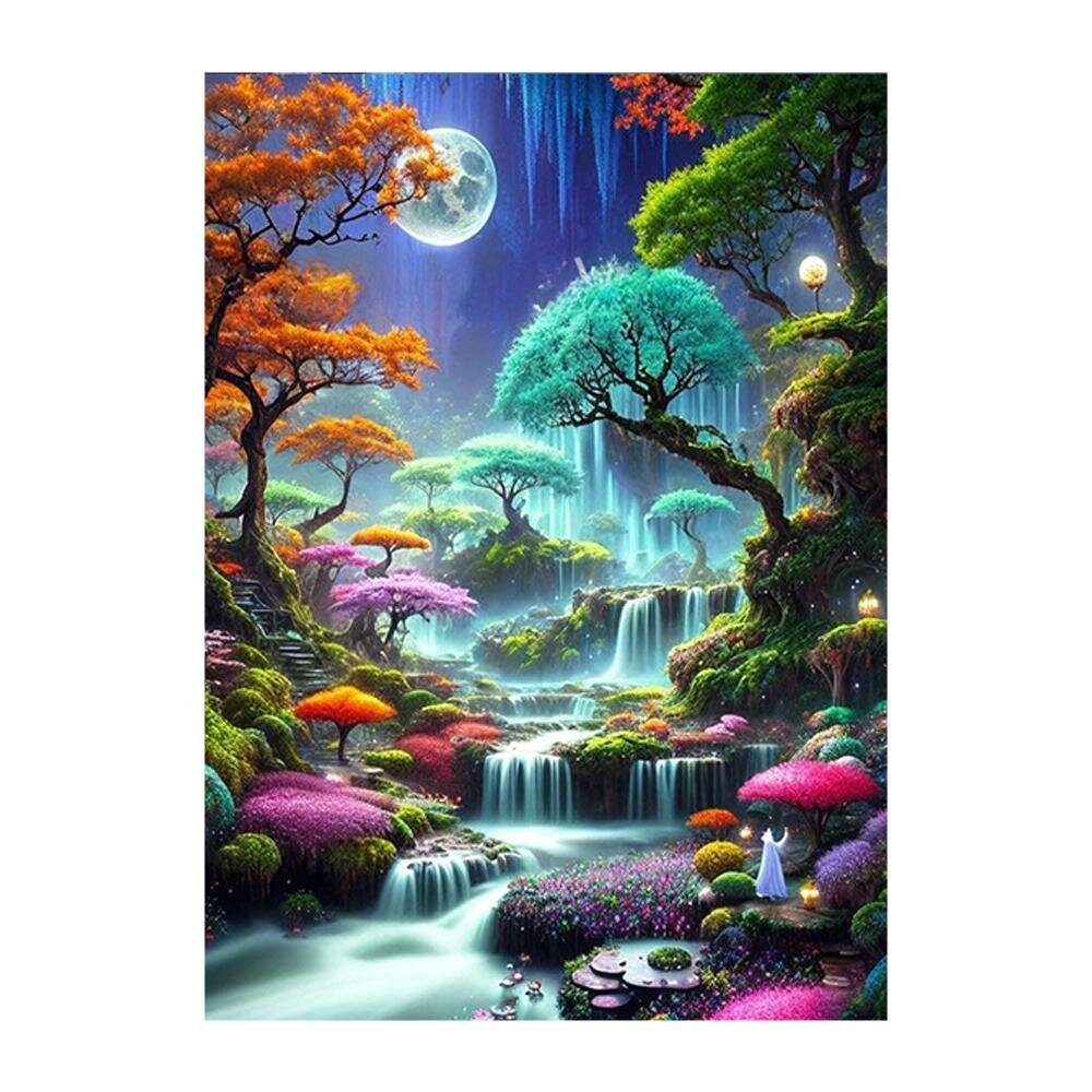 Алмазная мозаика "Абстракция" 40х30 Алмазная вышивка / картина стразами, Полная выкладка