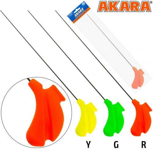 Удочка зимняя Akara Master Jig M 405 (4-21г) Red (хлыст жёсткий Hi Carbon) 40.5см,