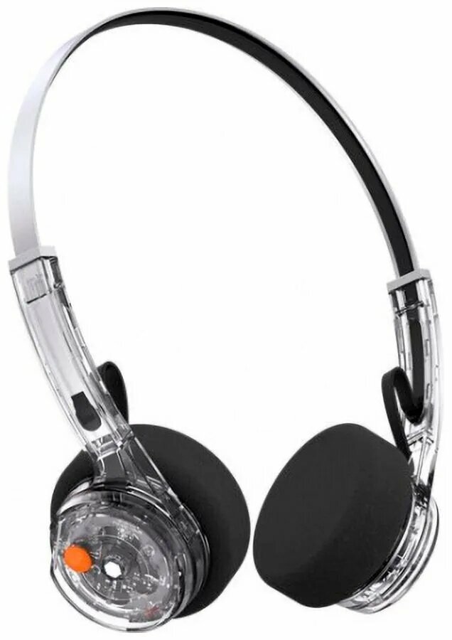 Defunc Наушники беспроводные с микрофоном, Bluetooth, черный, прозрачный