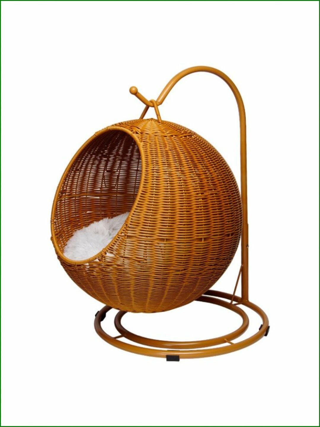 Плавучая колыбель, эксклюзивный домик для питомца до в коричневом тоне