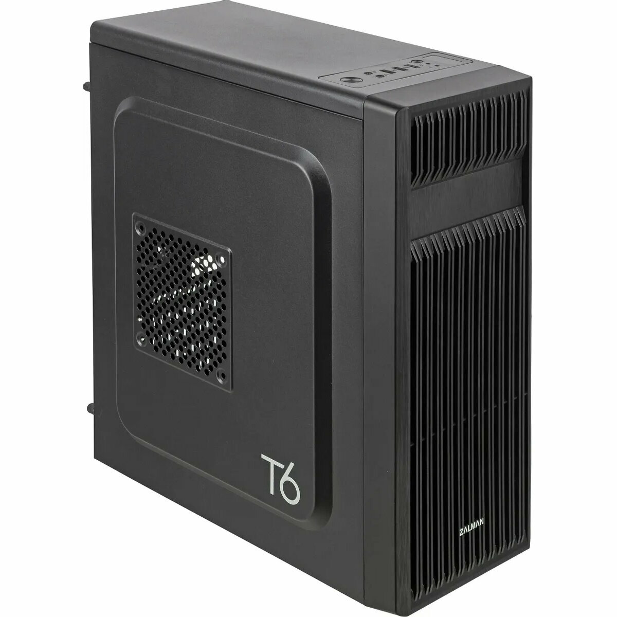 Корпус для компьютера Zalman ZM-T6 Midi-Tower, без бп, черный