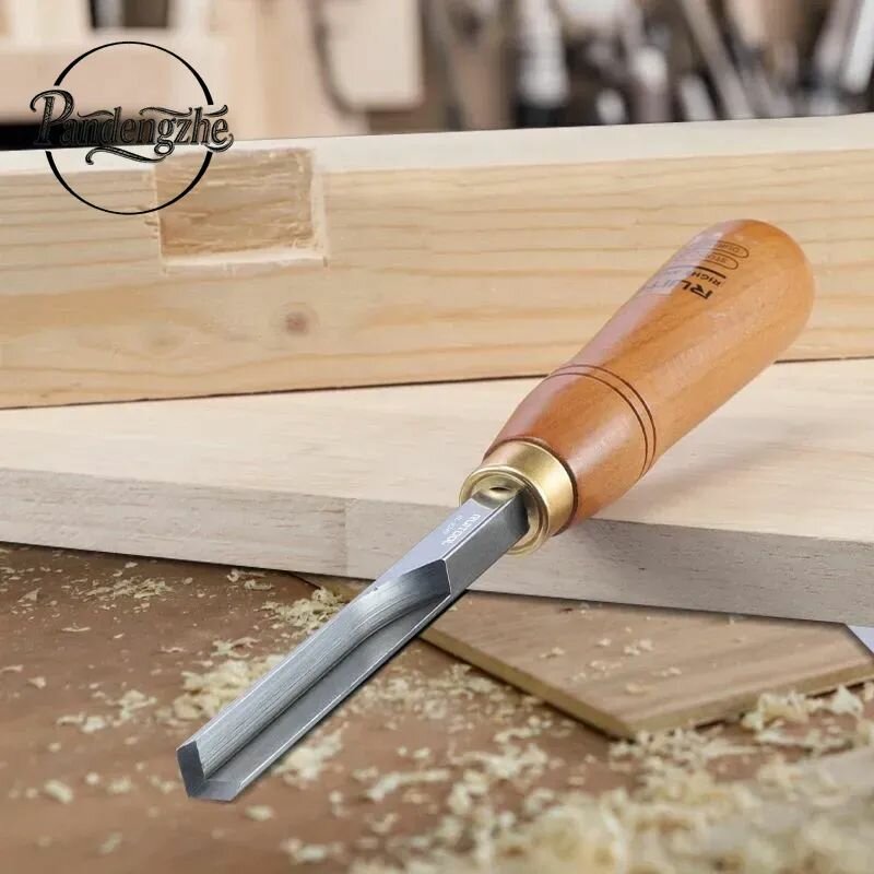 Угловая стамеска 258 мм, легированная сталь 40Cr, лезвие 10 мм, ручка из бука, квадратный пазовый инструмент 90 градусов для плотницких работ