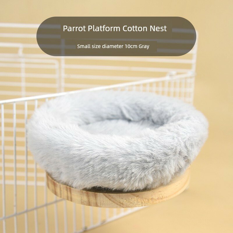 Хлопковая платформа-гнездо для попугаев, гнездо для волнистых попугайчиков и неразлучников, теплое хлопковое гнездо,