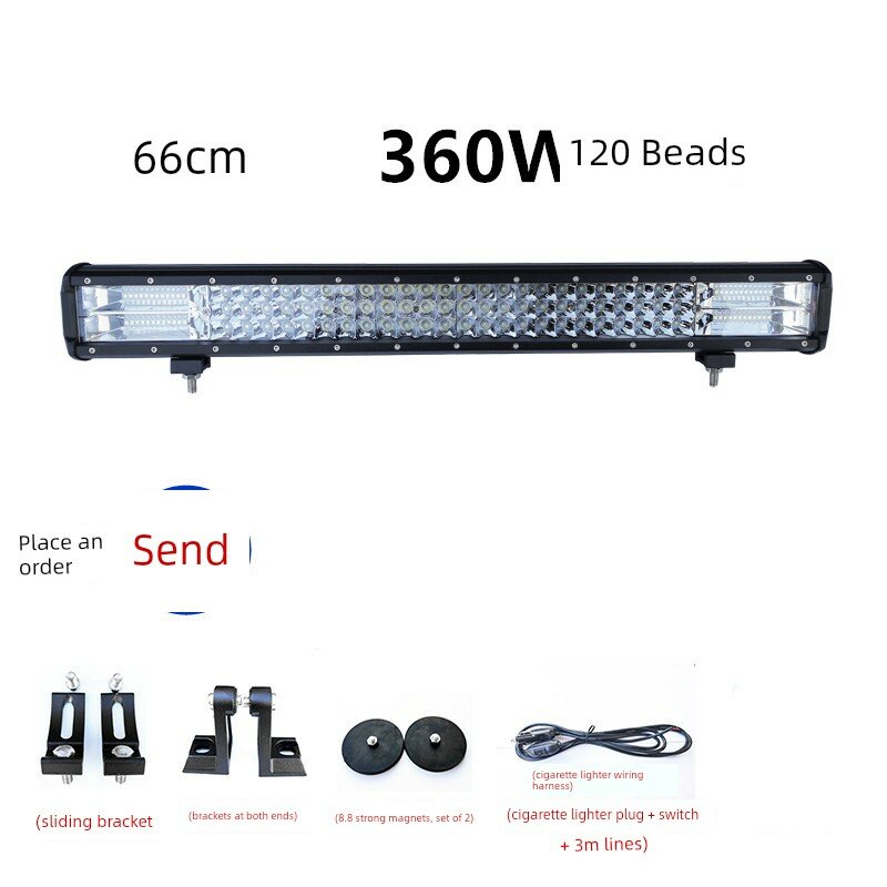 Светодиодные прожекторы для автомобиля 12В 24В, универсальные, для модификации решетки радиатора грузовика,