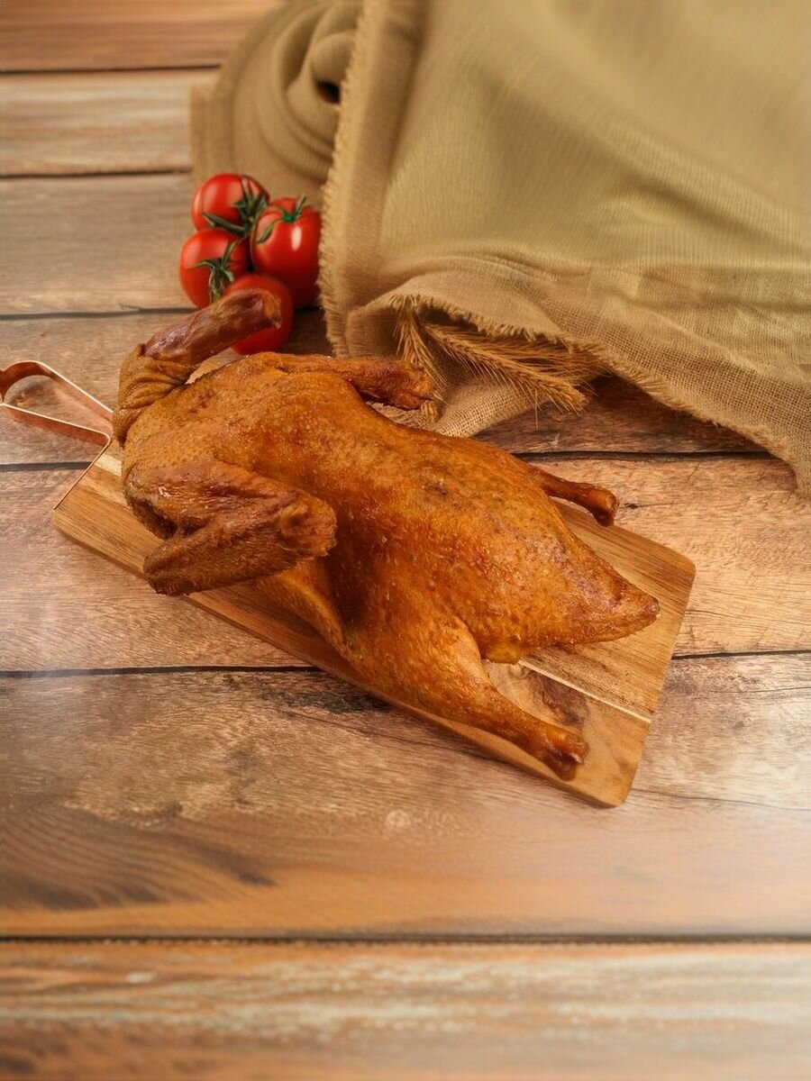 Гусь тушка горячего копчения 2.6-3.2 кг, Кубань, Ферма Евгения Рошаля